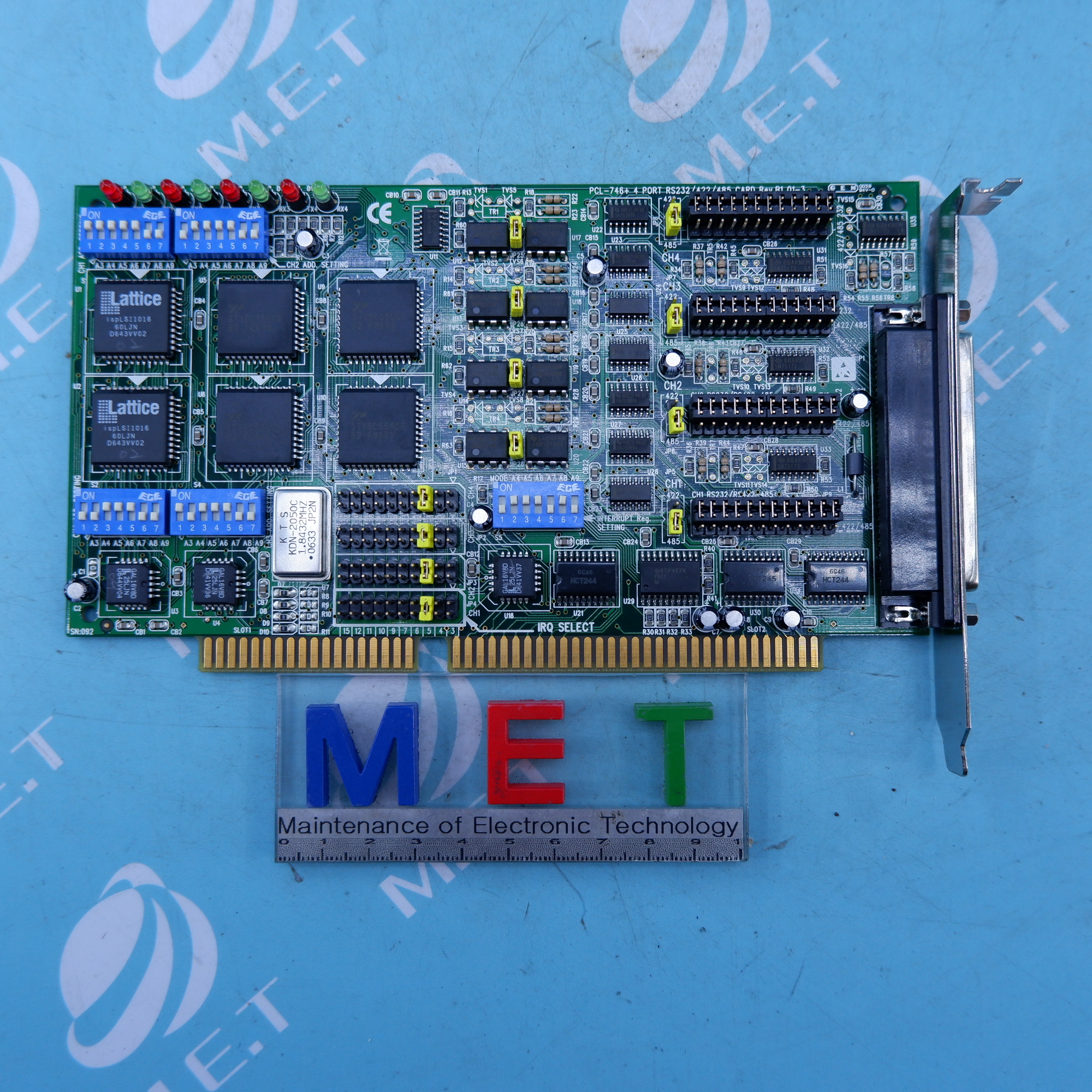 PCL-746+ REV. B1 01-2 [PLC] 4 PORT RS232/422/485 CARD PCL 746+ REV B1 ...