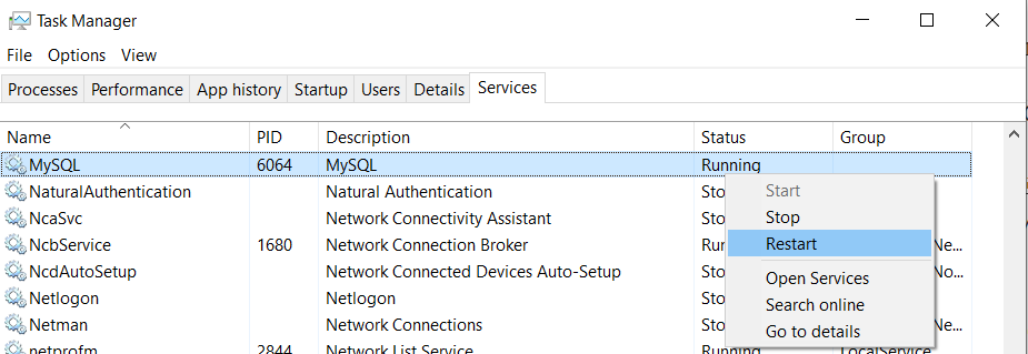 Mysql ERROR 2003 (HY000) 해결방법 — PatienceLee