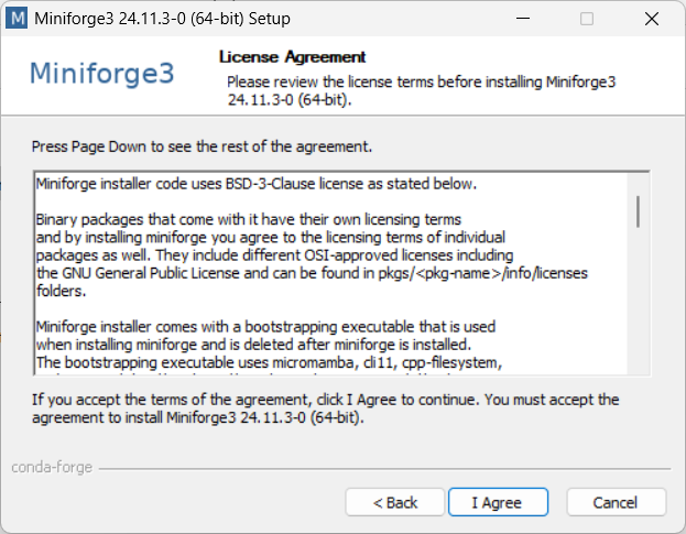 mini-forge windows에 설치하기