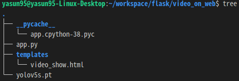 [FLASK] 4. 웹 페이지에 동영상 띄우기(+ YOLOv5)