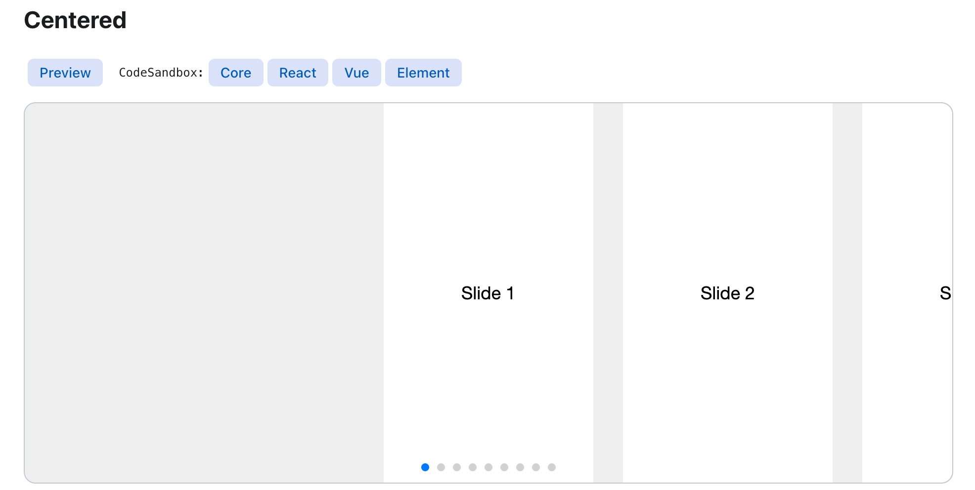 React - Swiper 라이브러리 Center overlap 현상, slide width 조절