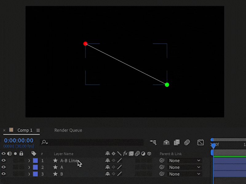 Drawing a Line in 3D Space Using fromComp() in After Effects
