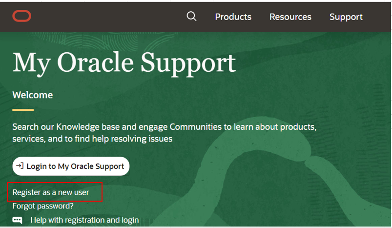 Oracle Support 계정 생성하기(SR등록목적)