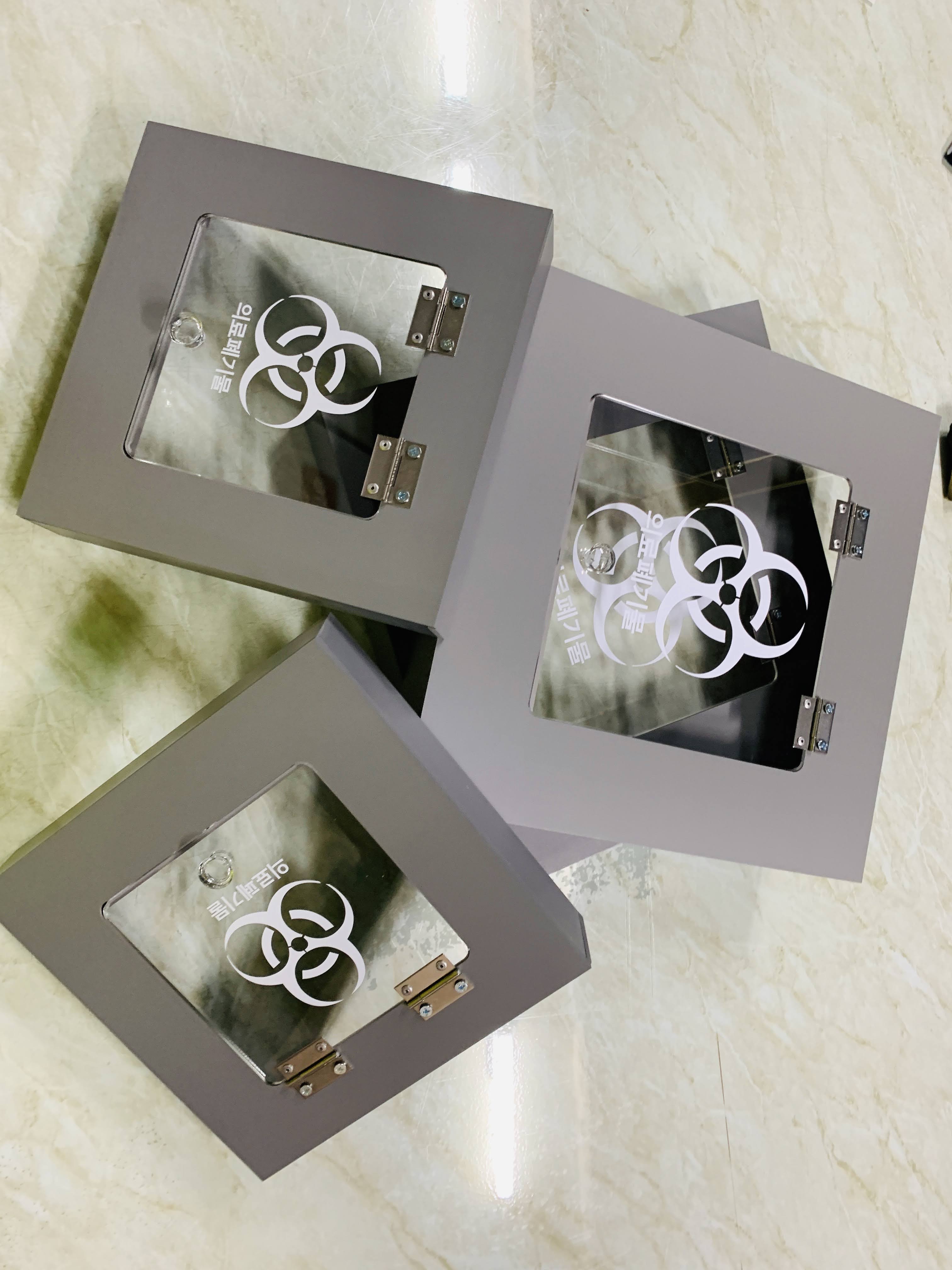 투명형덮개 투명 의료 폐기물 덮개폐기물함폐기물박스폐기물커버병원폐기물병원뚜껑쓰레기덮개병원용품대학병원폐기물커버의료인증제의료폐기물손상성폐기물폐기물뚜껑