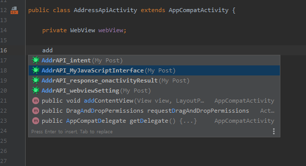 [Java][Android] 주소검색 API(kakao) 이용하기