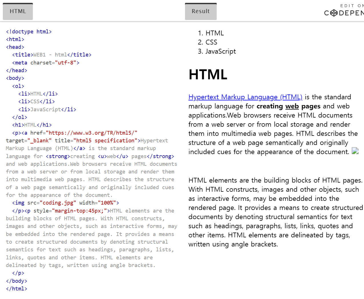 [생활코딩] WEB1 - HTML & Internet 03 ~ 15 / WEB2 - CSS 01 ~ 09