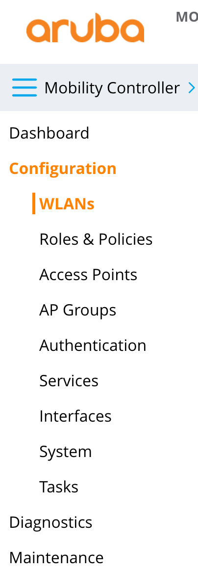 Aruba AP Controller SSID 변경하기 :: Benjamin's Note