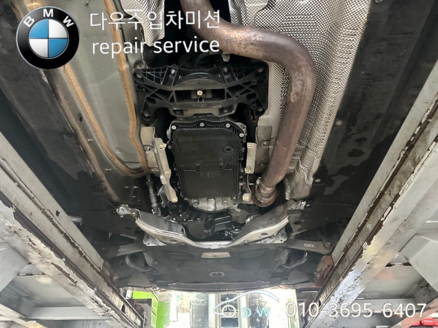 [다우수입차미션] BMW 528i 주행중 정차시 자동파킹고장수리. 신호대기시 P로가버려 출발이 안되는 고장 420641 주차잠금 ...