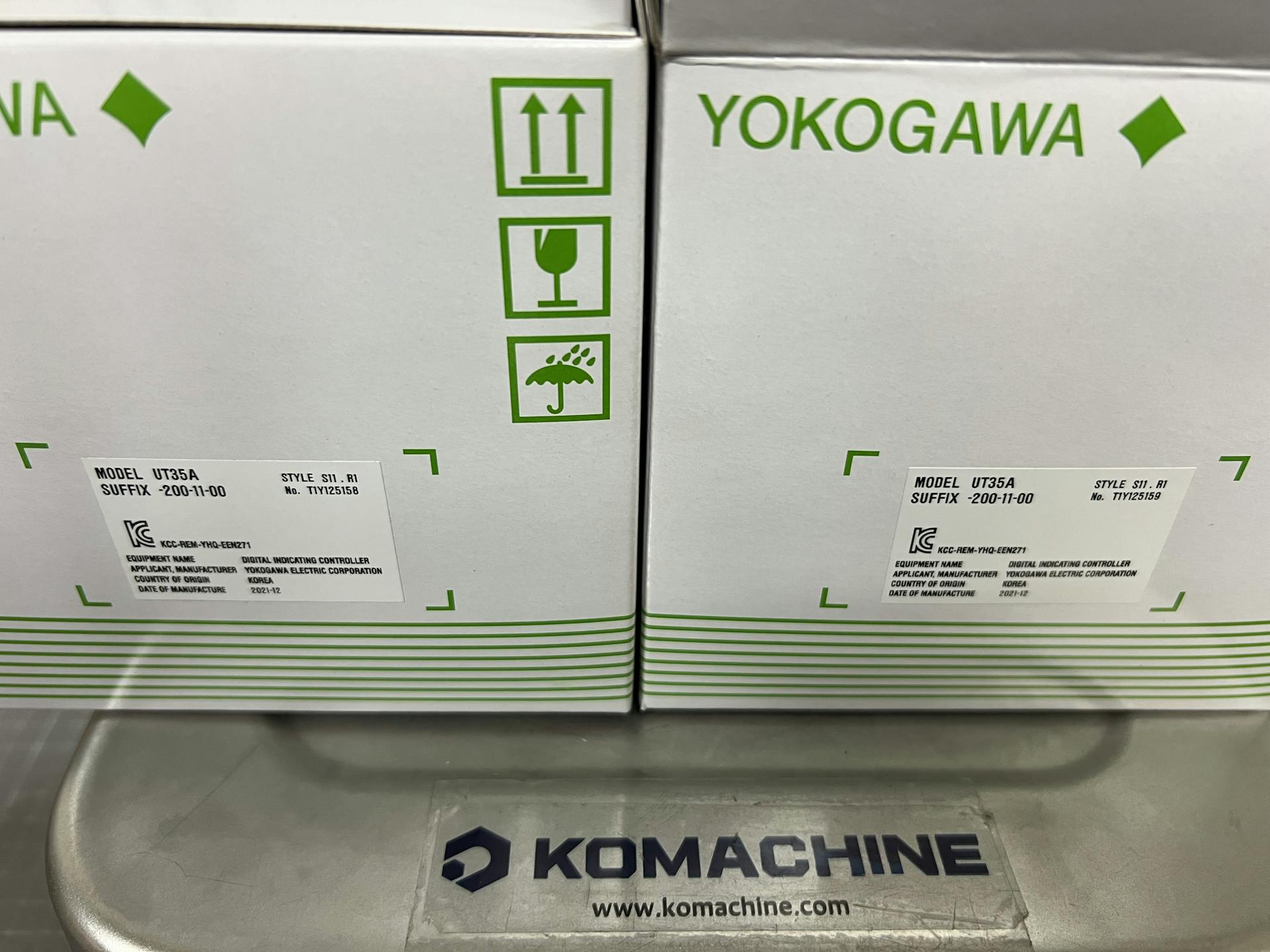 Komachine Transaction History: YOKOGAWA ELECTRIC KOREA