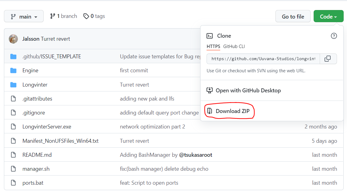 롱빈터 서버 만드는법(멀티서버 오류 / 서버 설정)