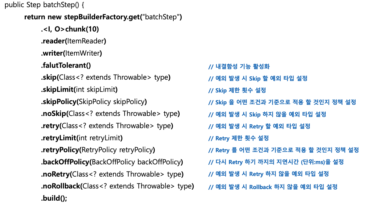 [Spring Batch] 스프링 배치 작업 실패에 대처하기 : Skip, Retry