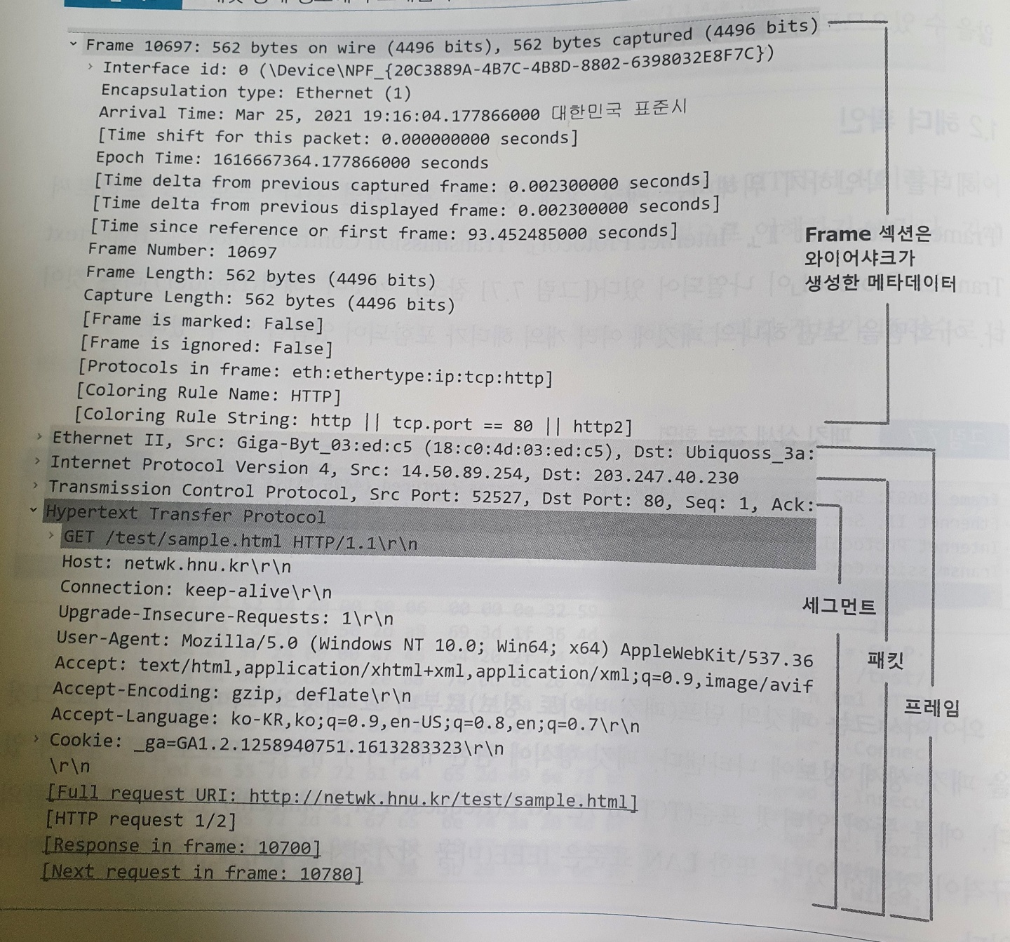 패킷 헤더 확인과 덤프 분석네트워크보안wireshark로 배우는 컴퓨터 네트워크