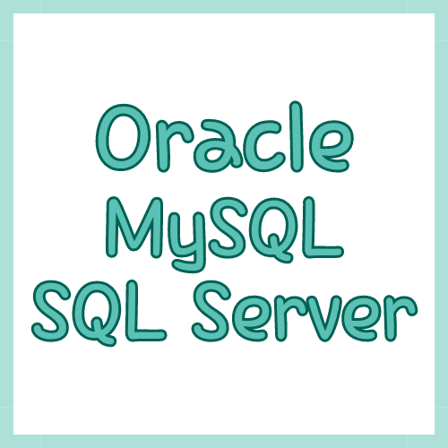 SQL) Oracle vs MySQL vs SQL Server 차이 비교 :: Yurimac의 순간