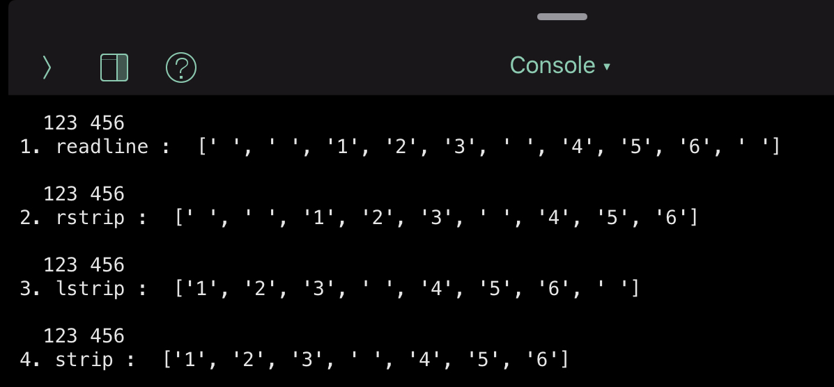 [파이썬] 다양한 입력함수 input(), sys.stdin.readline(), rstrip(), lstrip(), strip() 사용 - 공부하는 도비