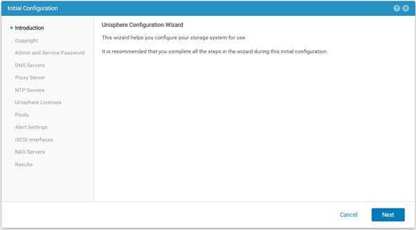 DELL EMC Unity 설정 방법