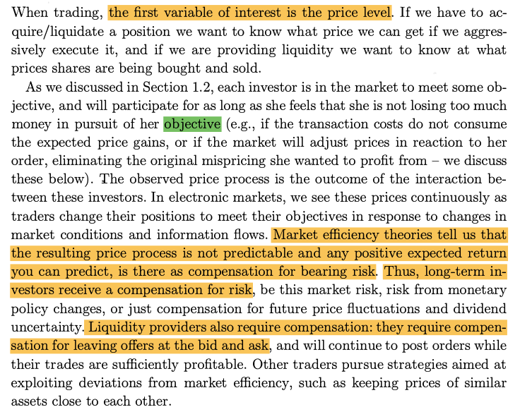 Algorithmic And High Frequency Trading 읽어보기 Part 1 (3)