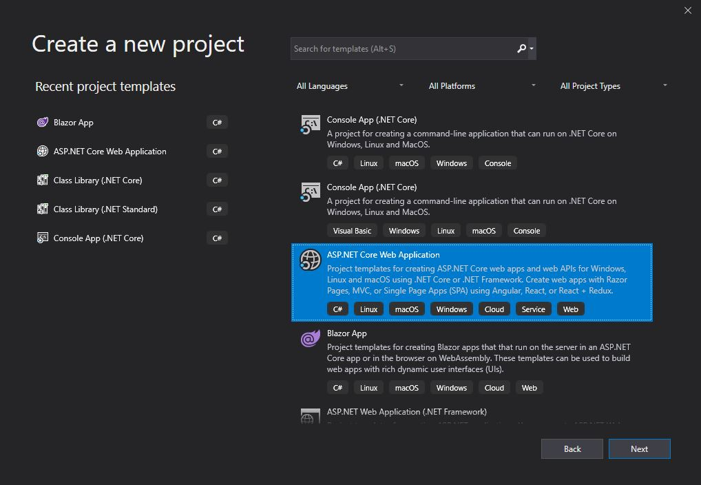 ASP.NET Core 3.1 의 마이크로 서비스 microservice 에 대한 JWT 인증 authentication