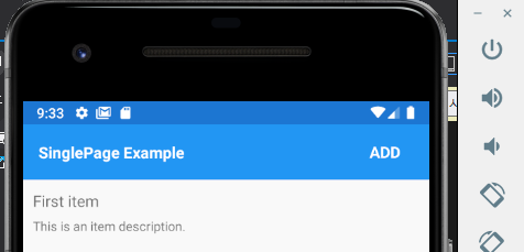 Xamarin Forms NavigationBar 추가