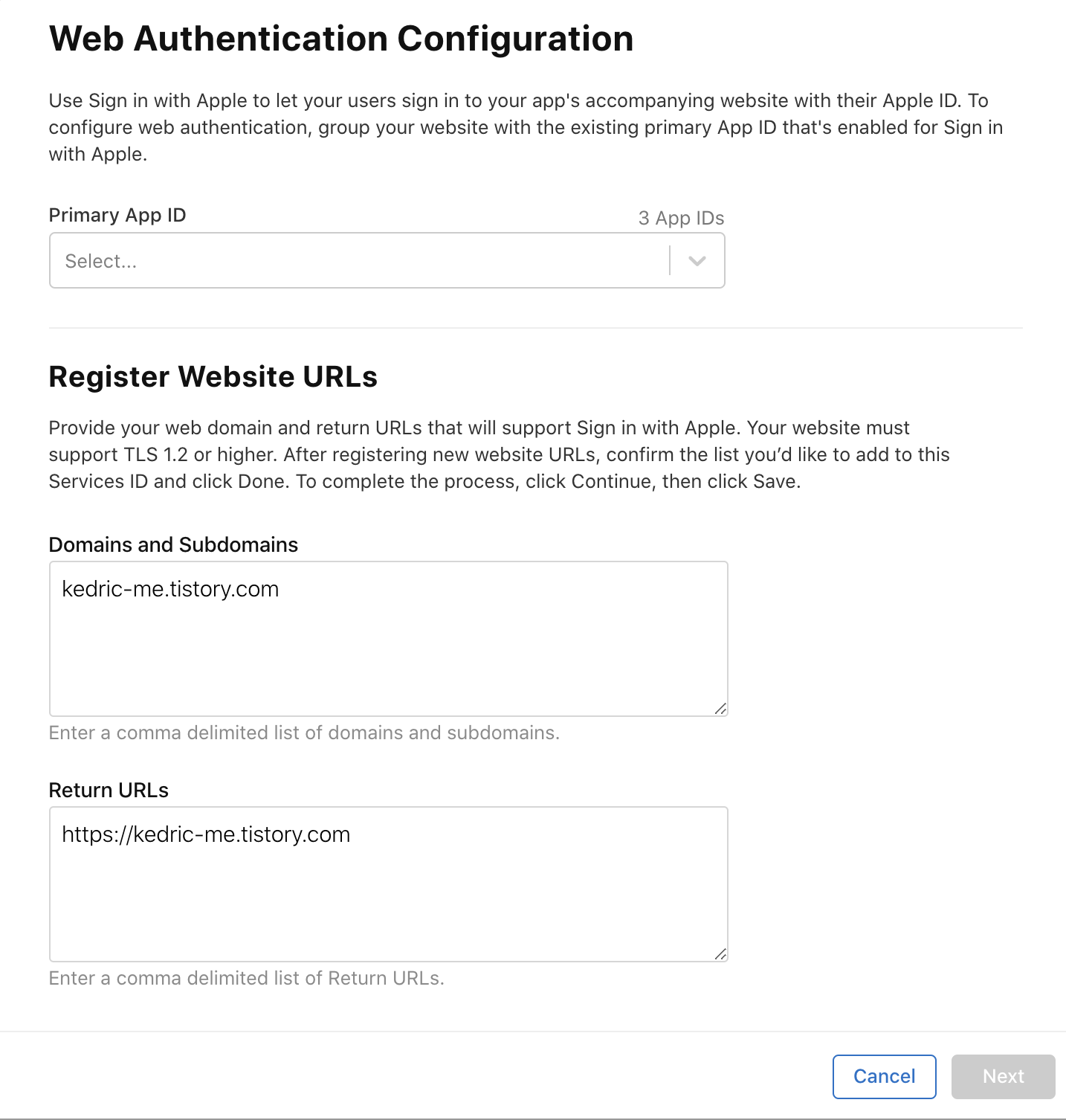 애플로 로그인 구현 (Sign in with Apple) - web