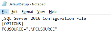 SQL Server 2016 SP1 업데이트 통합 설치(Slipstream Setup)