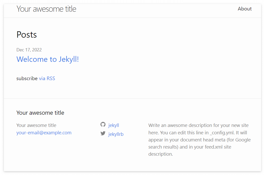 필요해서 만드는 블로그 - Gtihub Pages + Jekyll (Windows) 세팅