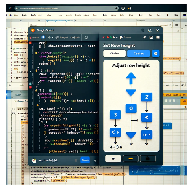 구글 시트에서 데이터를 가져왔을 때 셀의 크기를 고정하는 방법
