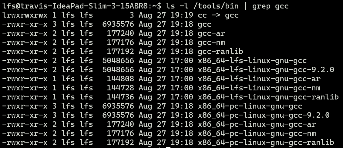 Linux From Scratch 개발 노트 5 - 임시 시스템 구축(libstdc++,binutils, gcc)