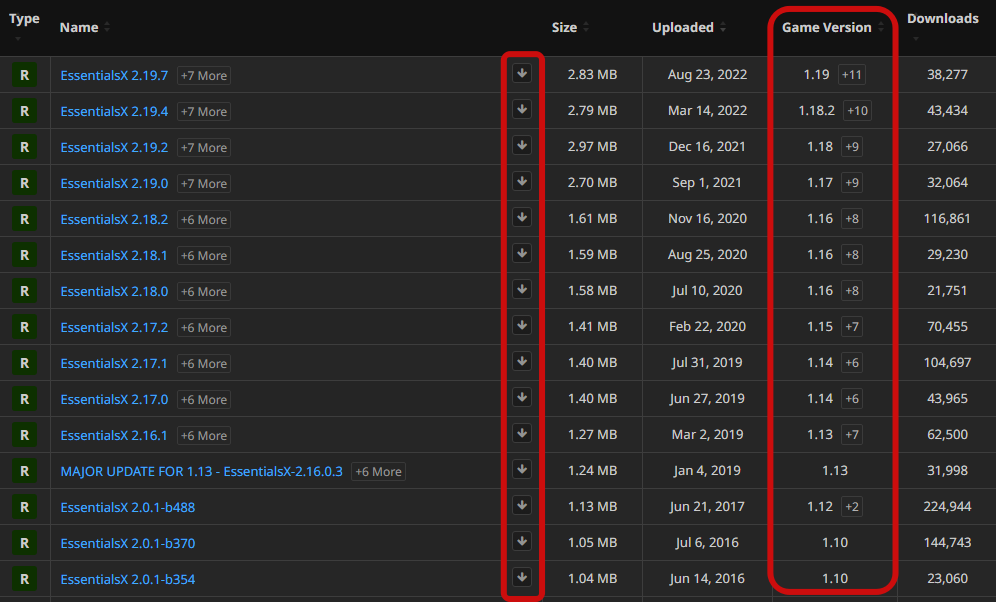 마인크래프트 최신 버전 에센셜X[EssentialsX] 플러그인 설치/적용 방법