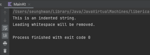 [Kotlin] String 원시 문자열(Raw String Literal) — SH's Devlog
