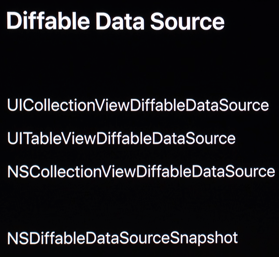 WWDC 2019: Advances in UI Data Sources에 관하여