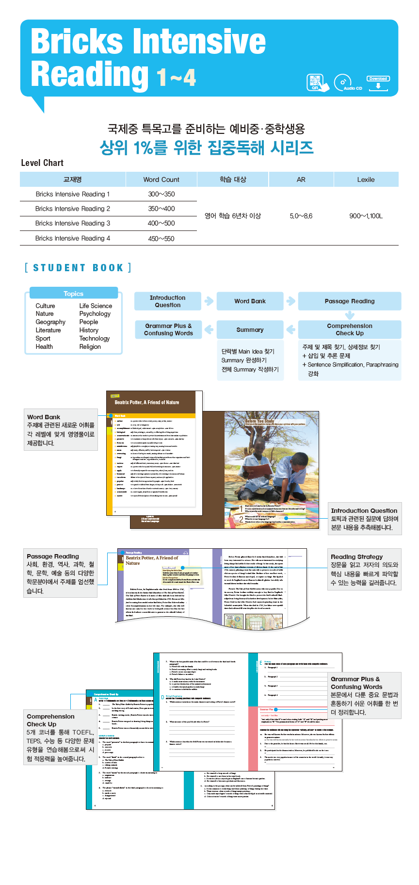 Bricks Intensive Reading 4 답지 (answer key)