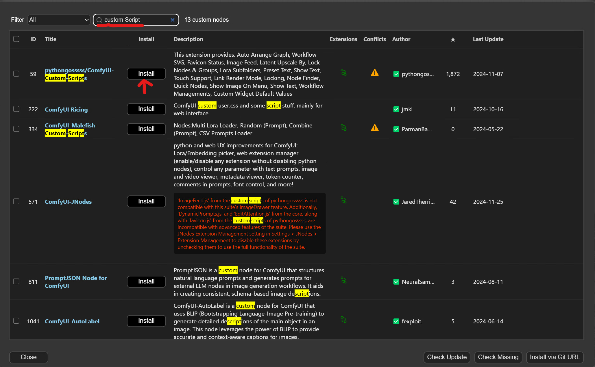 ComfyUI 메뉴얼 2-Custom Node 추천 및 설치 방법