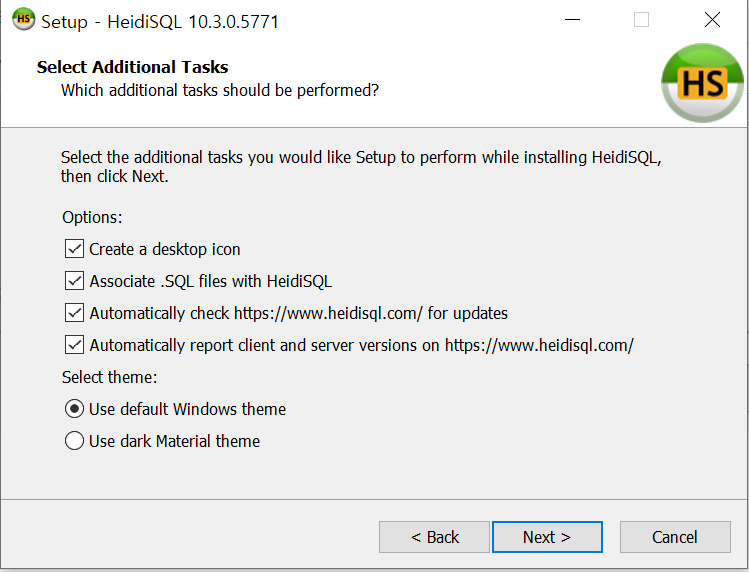 Heidisql 설치하고 데이터베이스 (DB) 접속