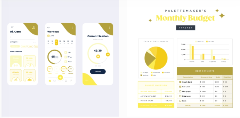그래픽 디자인 위한 완벽한 색상 팔레트 PaletteMaker 사용법