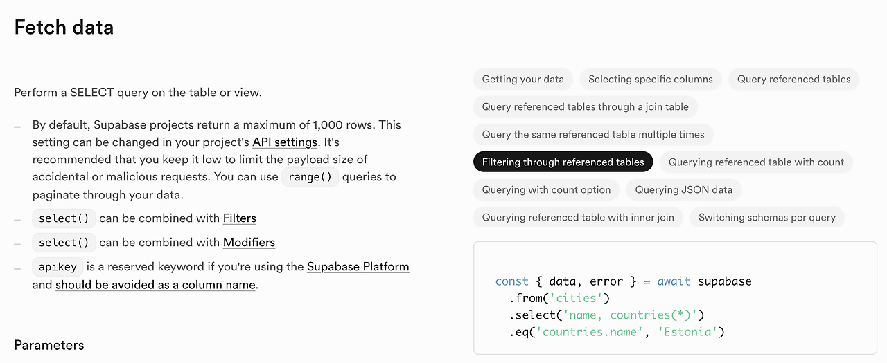 [supabase] supabase에서 관계 테이블 가져오기 (과정을 기록해보자!)