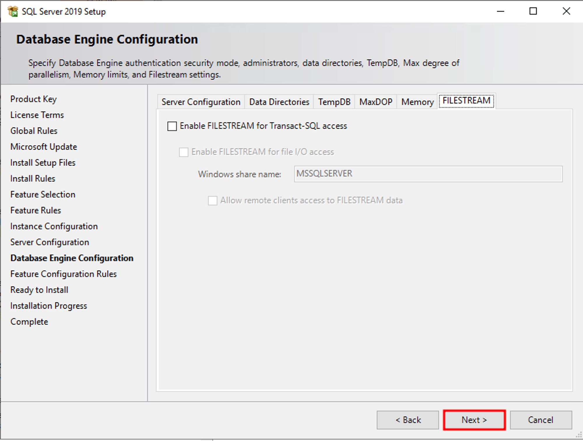 [MSSQL] SQL Server 2019 Standard Single 설치(Window Server) — Mewoni's DB ...