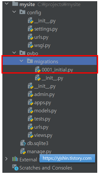 [Python] django 모델을 이용한 데이터베이스 처리