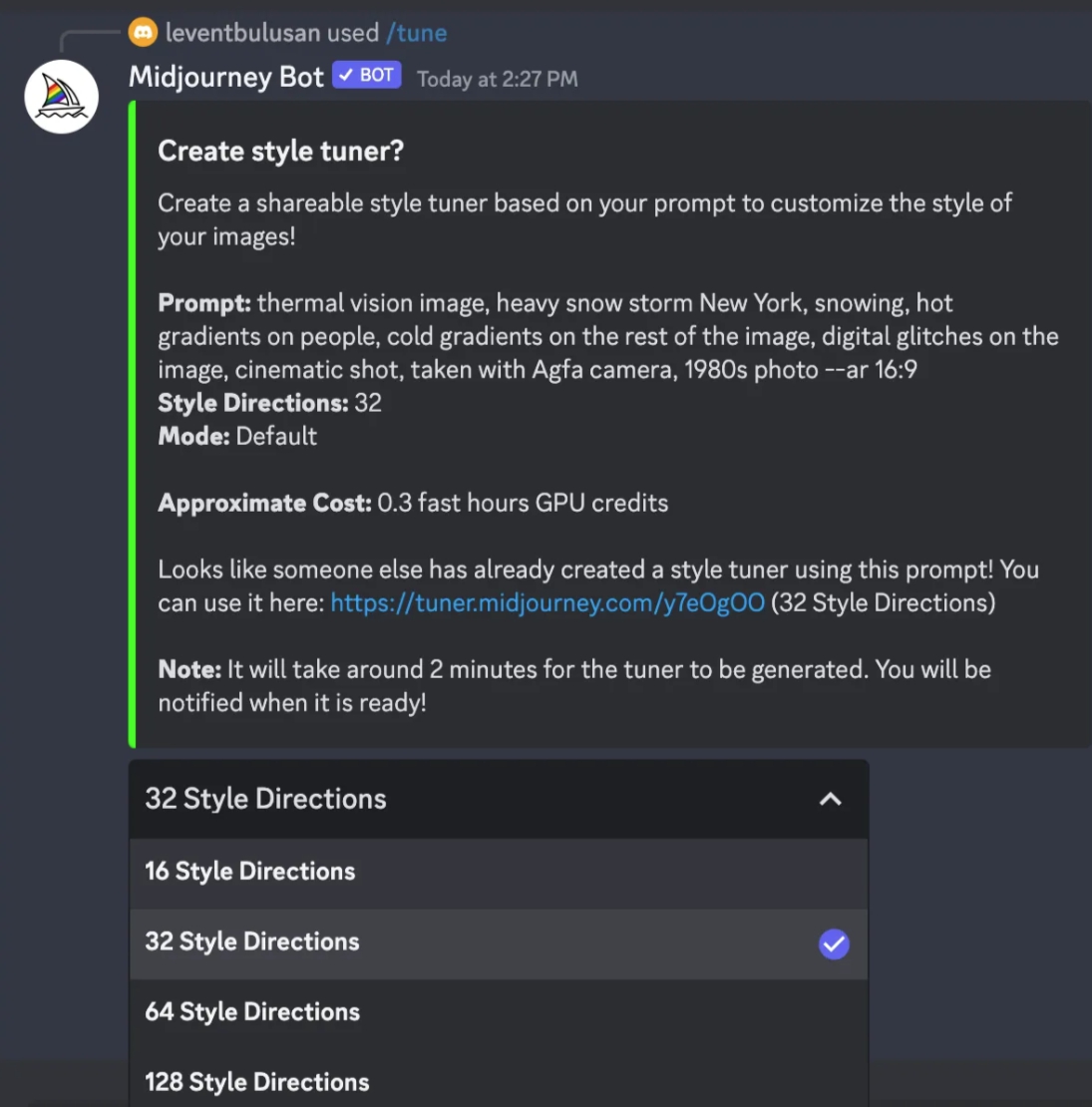 Midjourney Style Tuner