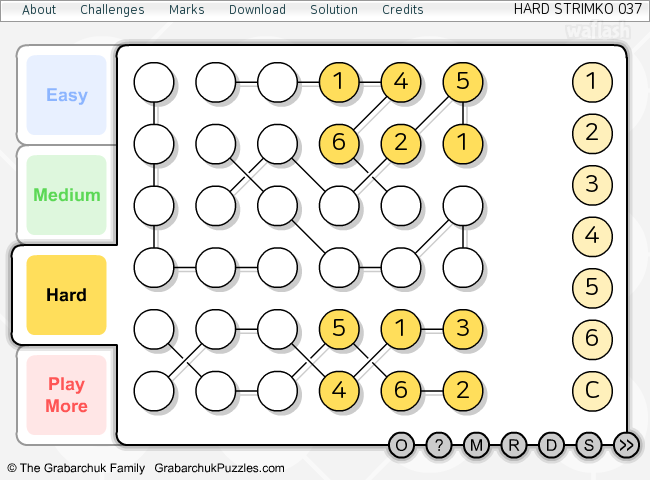 스트림코 퍼즐 Strimko Set 037 - 플래시게임 | 와플래시 게임 아카이브