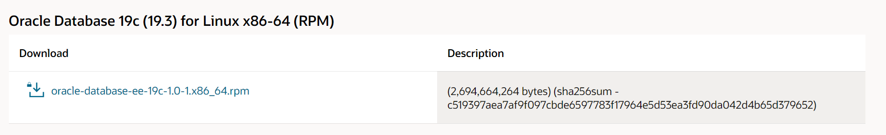 CentOS 8 Oracle 19c rpm Setting (오라클 19c rpm 셋팅) :: acapela
