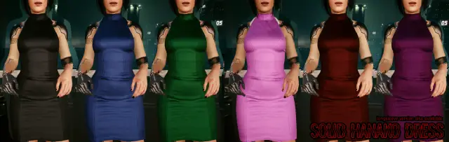 사이버펑크 2077 모드 | 의상 세트 및 리컬러 카탈로그