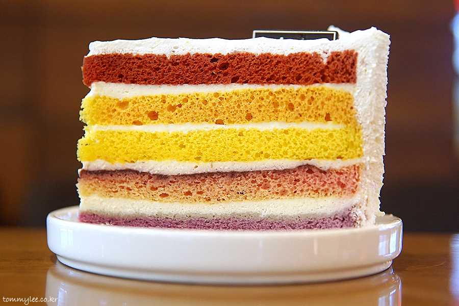 다섯빛깔 무지개케익 | 파스쿠찌 오색 치즈 크림 케이크