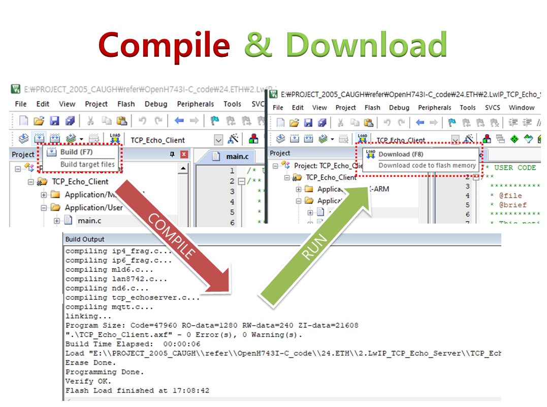 STM32 H743 LwIP_TCP_Echo_Server
