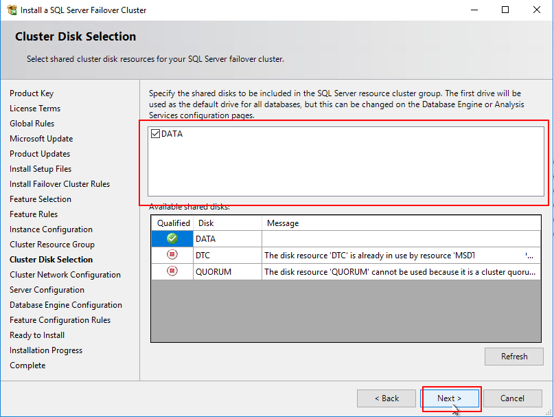 SQL Server 고가용성 : MSCS(Microsoft Cluster Service) - 1