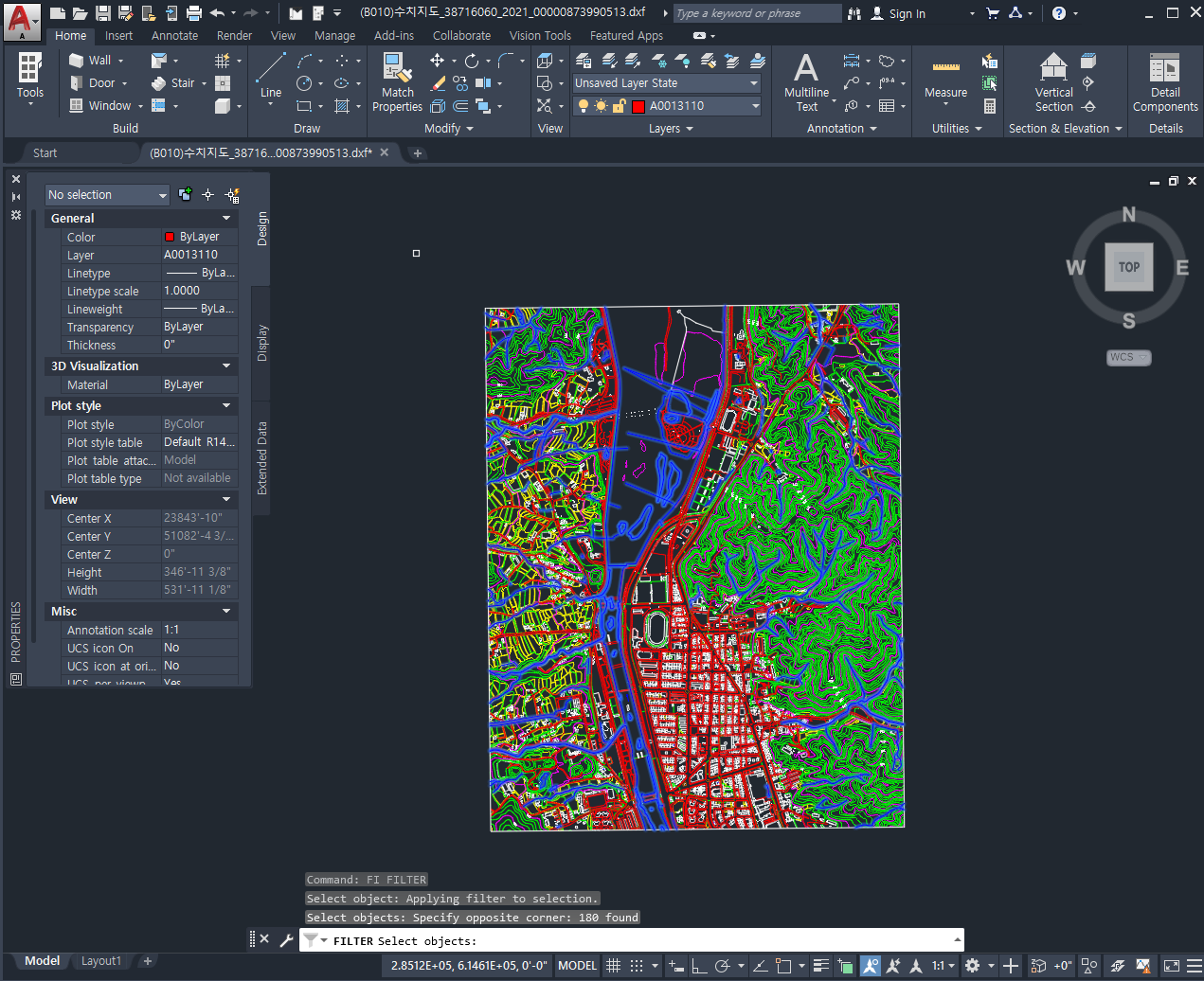 [AutoCAD] Filter 사용.
