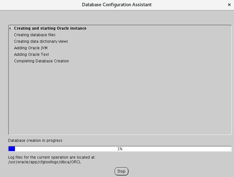Linux 7에 Oracle 11g 설치(3)- dbca — gonmossi