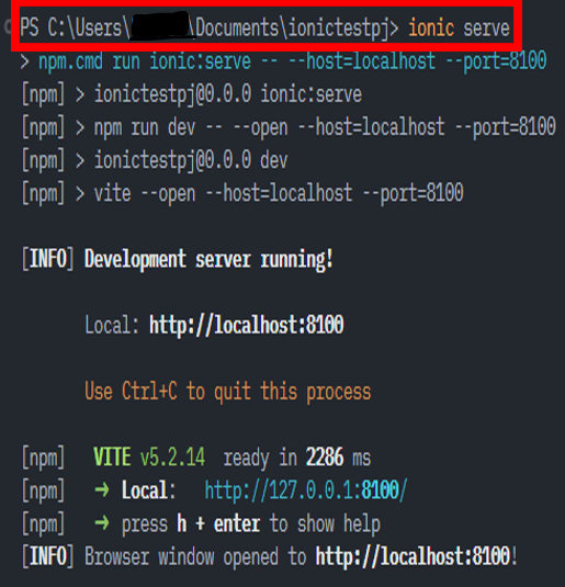 Visual Studio Code에서 Ionic 사용하기 with Vue.js