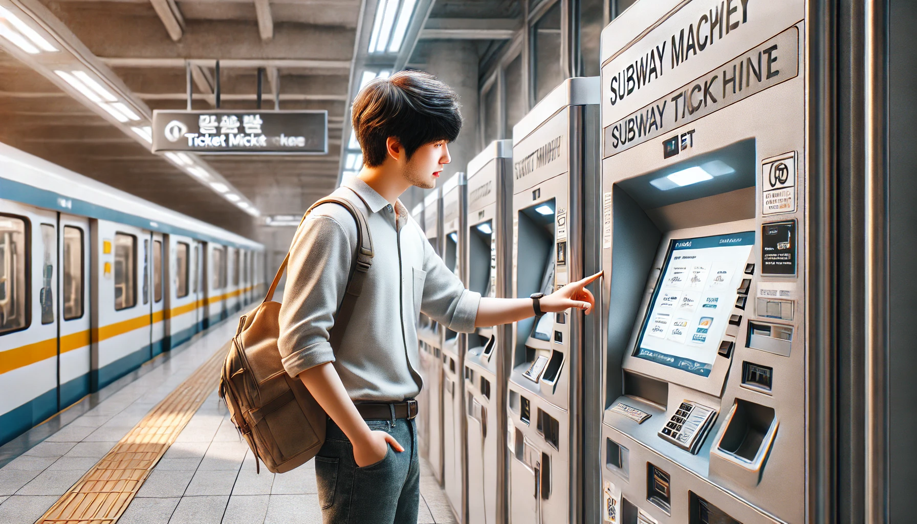 Subway machine usage