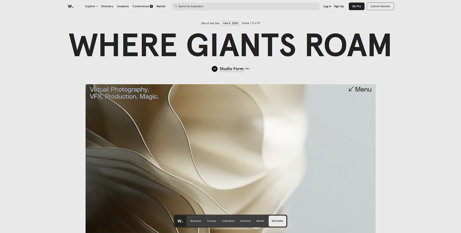 Awwwards - 전 세계 최고의 웹디자인을 만나는 곳