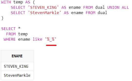 [Oracle] 오라클 LIKE 사용법 완벽 정리 (여러개, 패턴, 대소문자)